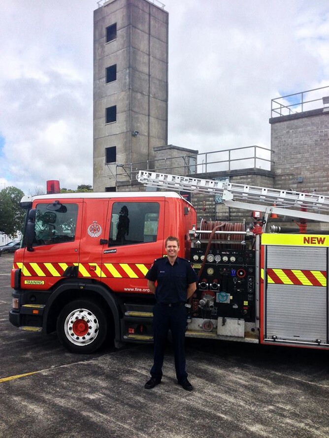 Robert Brown Fire Fighter